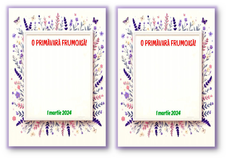 Carton Martisor x10 | PDF