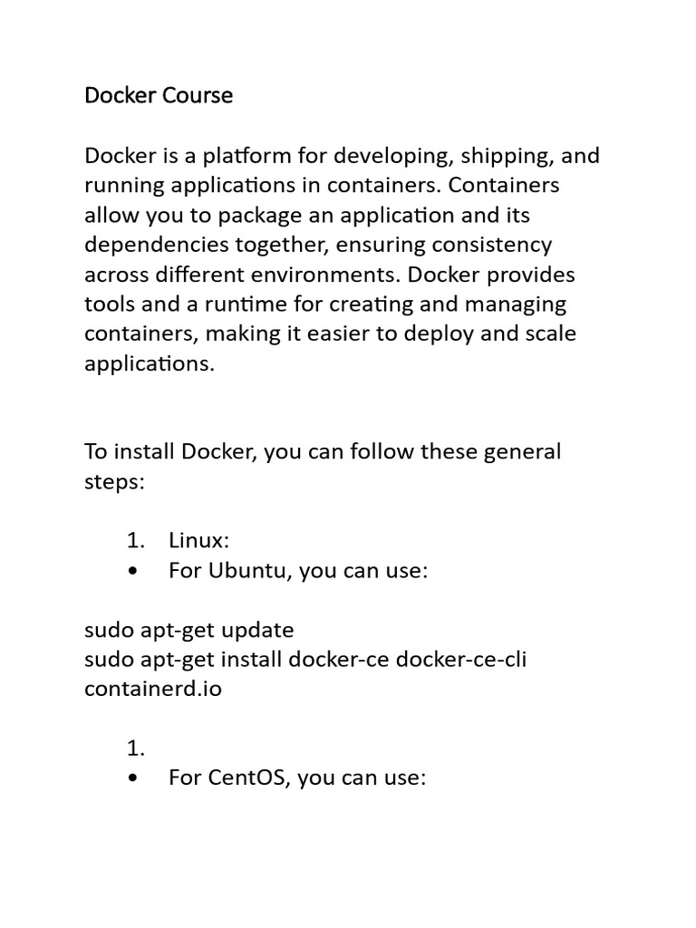 Docker | PDF | File System | Device Driver Docker | PDF | File System | Device Driver