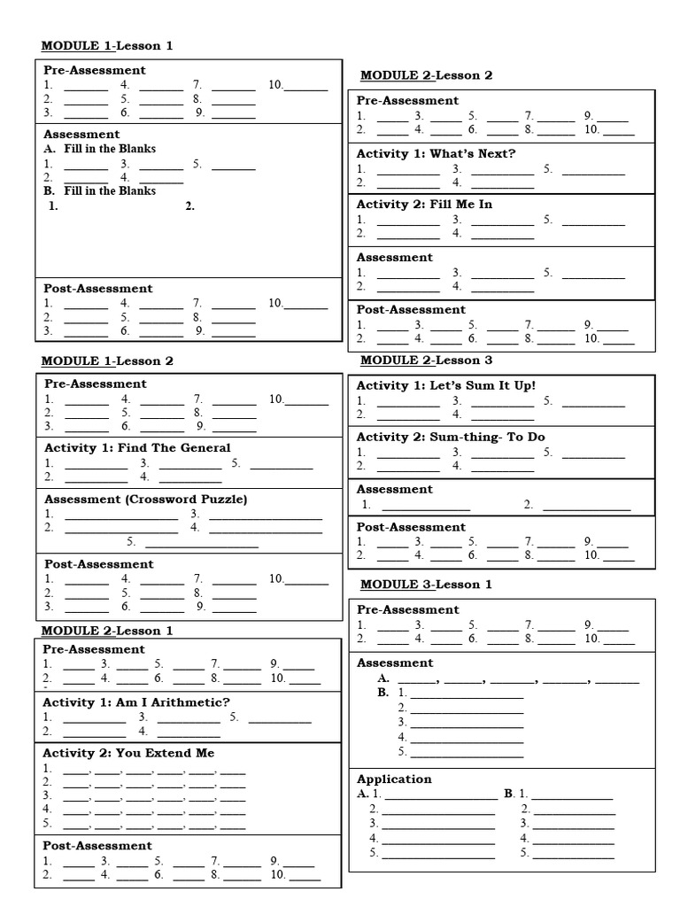 Answer Sheet Q1 | Download Free PDF | Mathematics | Algebra