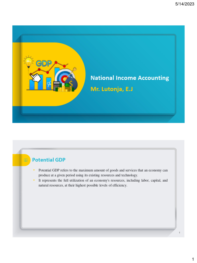 Understanding Potential GDP Factors | PDF | Gross Domestic Product ...