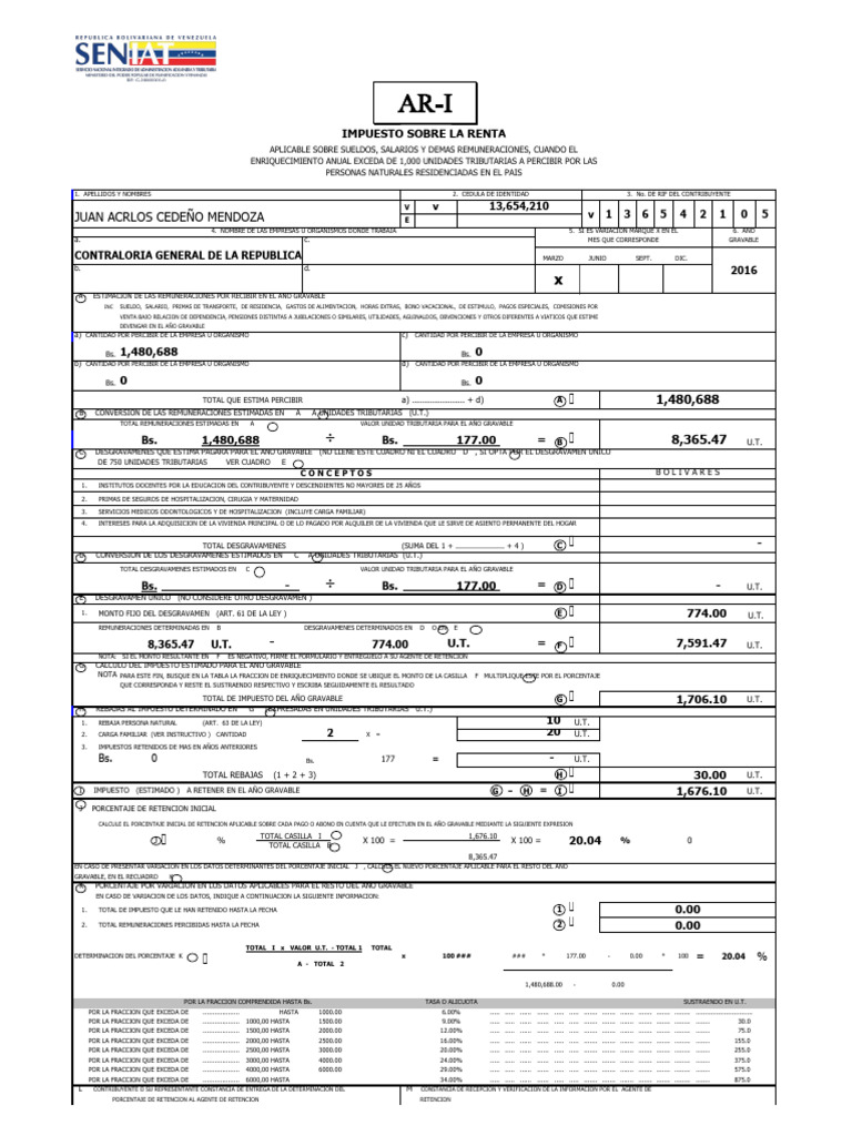 Copia de FORMATOS AR-I | PDF | Economias | Finanzas del gobierno