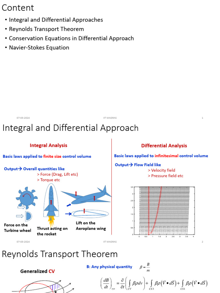 Integral and Differential - Analysis | PDF | Fluid Dynamics | Heat