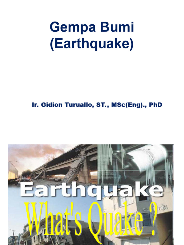 Gempa Bumi | PDF | Sains & Matematika