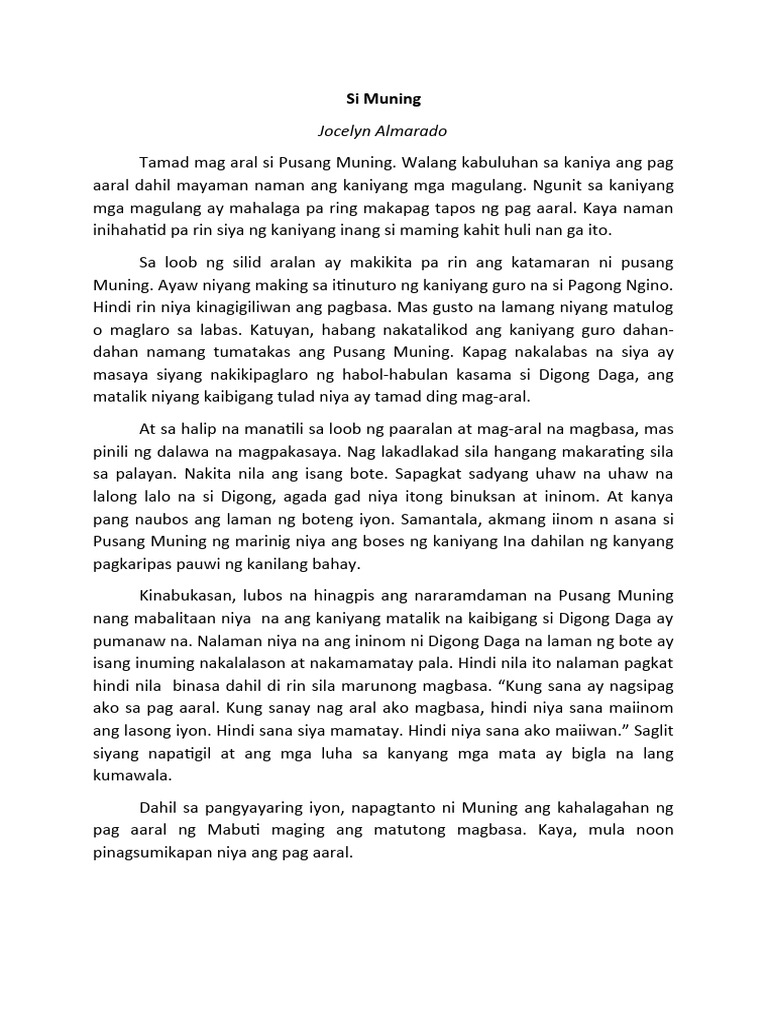 Si Muning | PDF