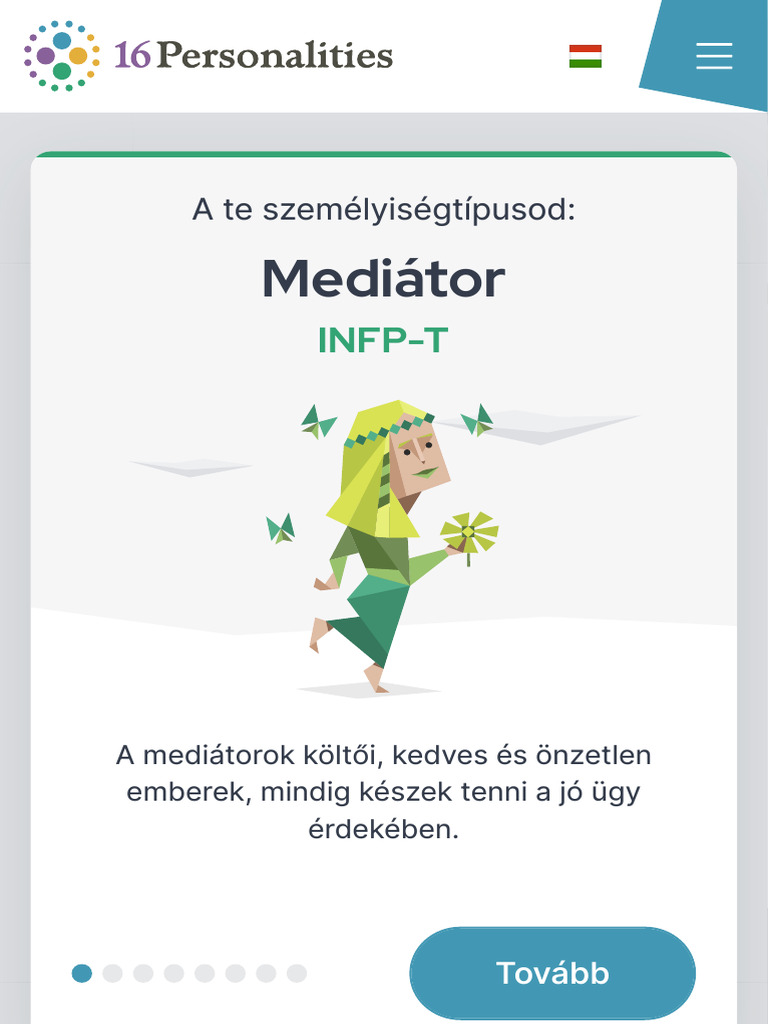 Mediátor (Az INFP Személyiség) 16personalities | PDF