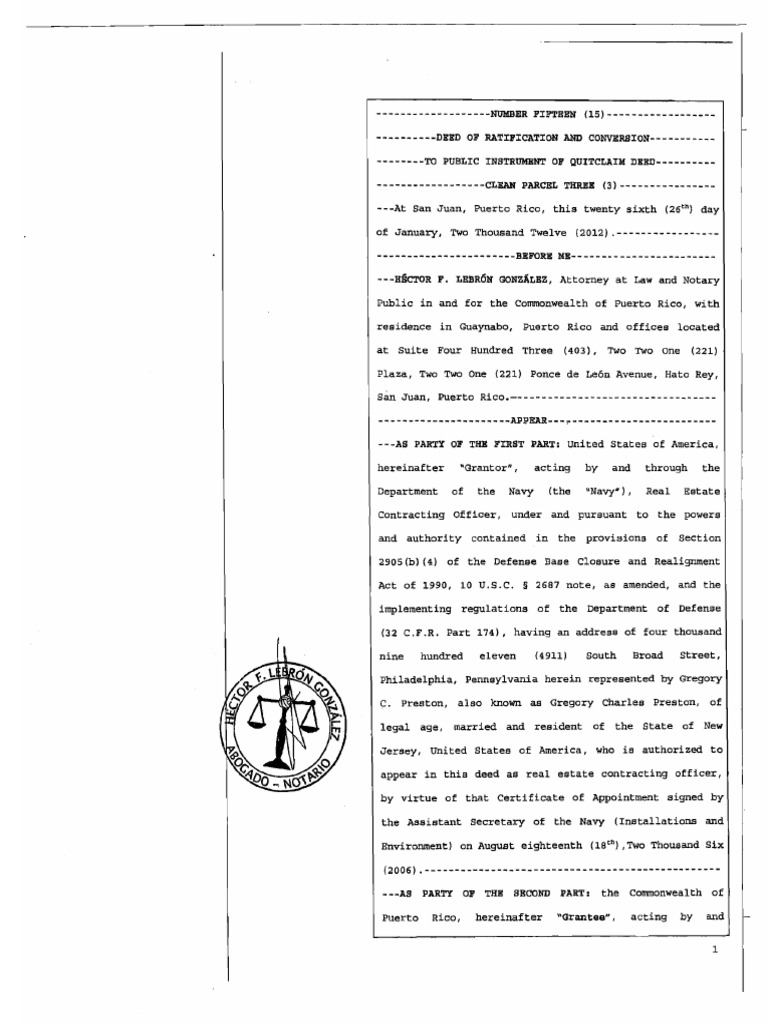 EXHIBIT E-1_Deed of Ratification and Conversion to Public Instrument of ...