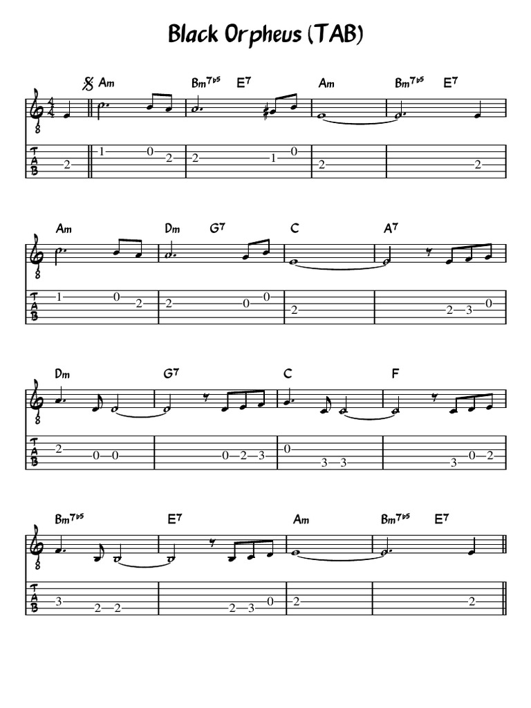 Black Orpheus (TAB) FACIL | PDF