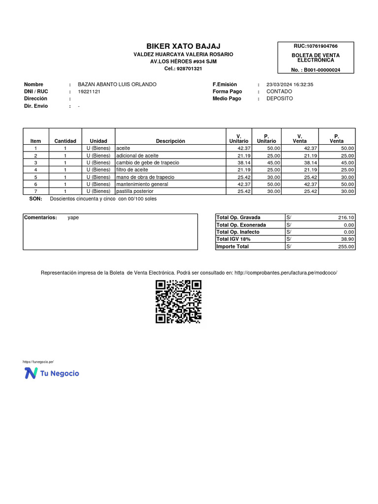Biker Xato Bajaj | PDF