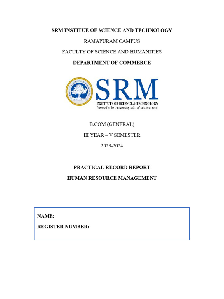 HRM Practical 1 | PDF | Human Resources | Recruitment