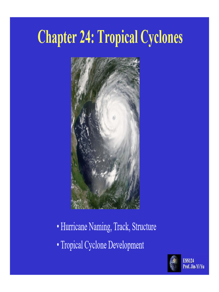 Lecture.24.Tropical Cyclone - All | PDF | Tropical Cyclones | Eye (Cyclone)