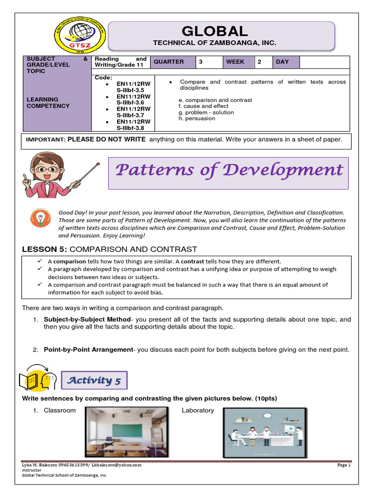 Reading and Writing Q3 Module 2 | PDF Reading and Writing Q3 Module 2 | PDF