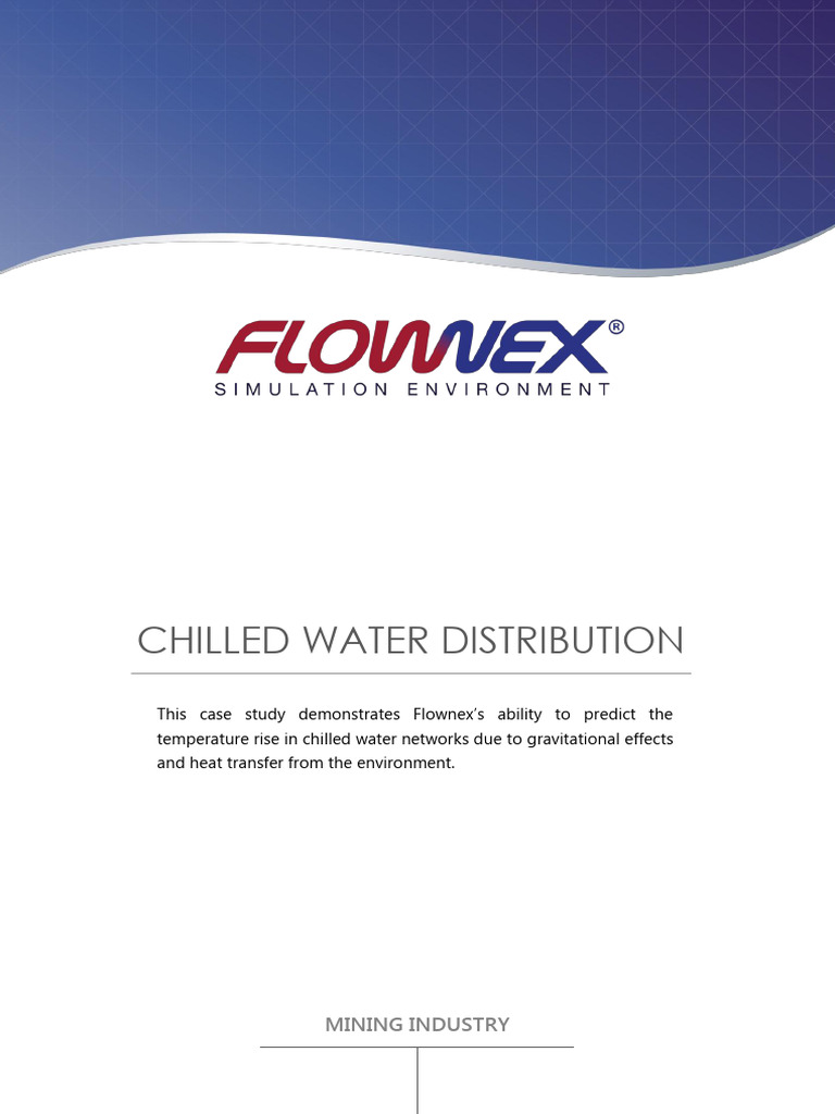 Chilled Water Distribution | PDF | Heat Transfer | Physical Phenomena