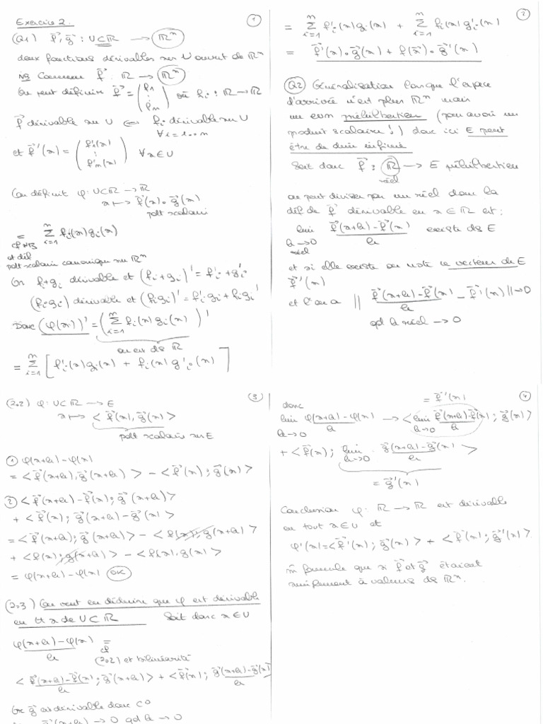 Correc td1 Exo2 | PDF