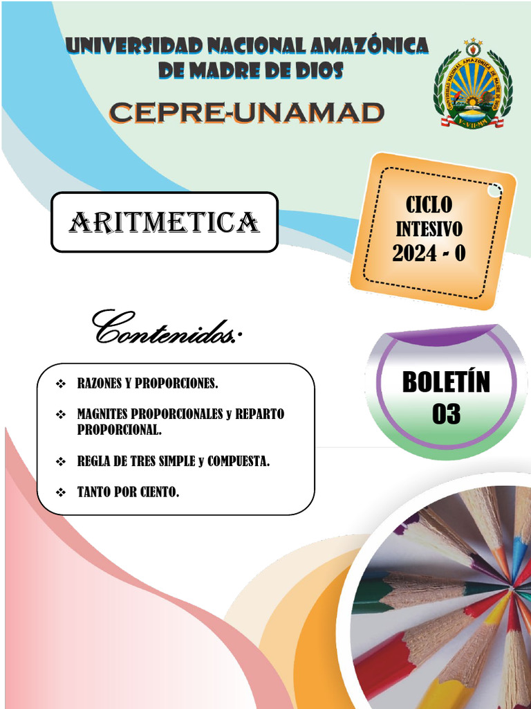 Boletin 3 | PDF | Proporción | División (Matemáticas)
