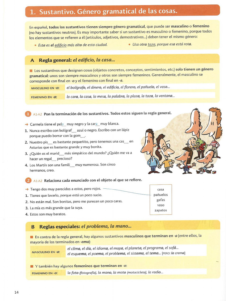 Tema 1. Género y Número | PDF