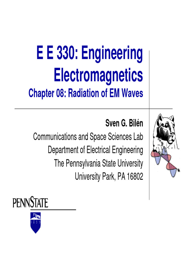 EM Wave Radiation and Antenna Basics | PDF