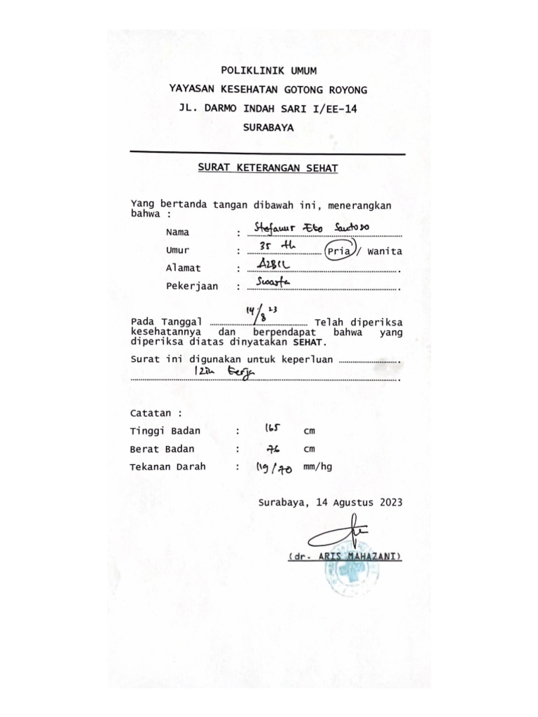 Poliklinik Umum | PDF