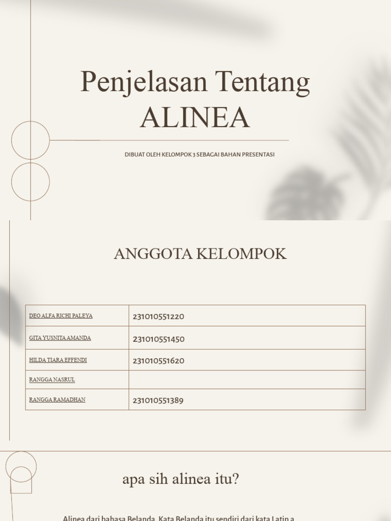 Pengertian dan Jenis Alinea dalam Teks | PDF | Seni & Disiplin Bahasa