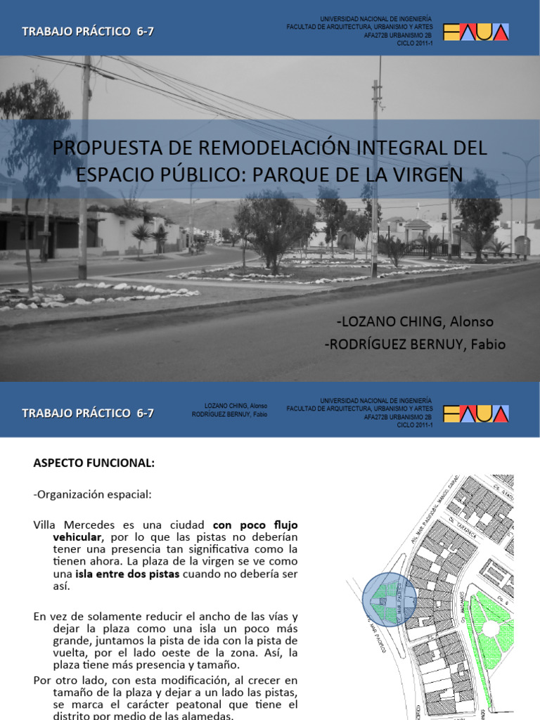 Afa272b 2011-1 Lozano - Rodríguez Bernuy TP6-7 | PDF | Urbanismo