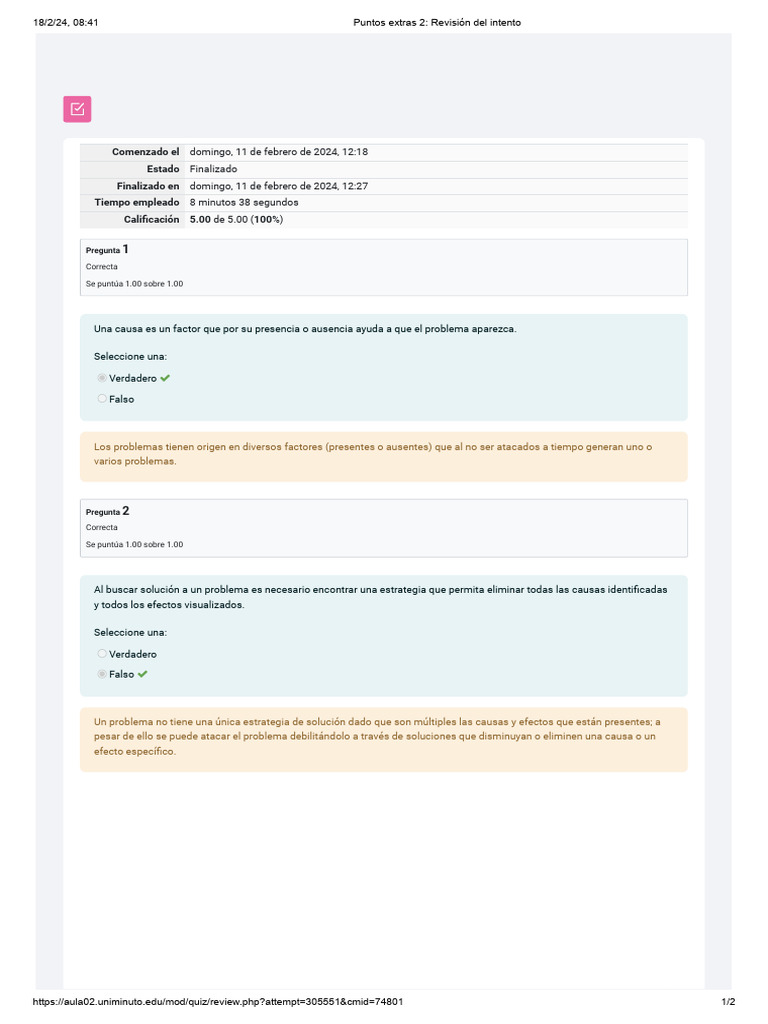 Puntos Extras 2 | PDF