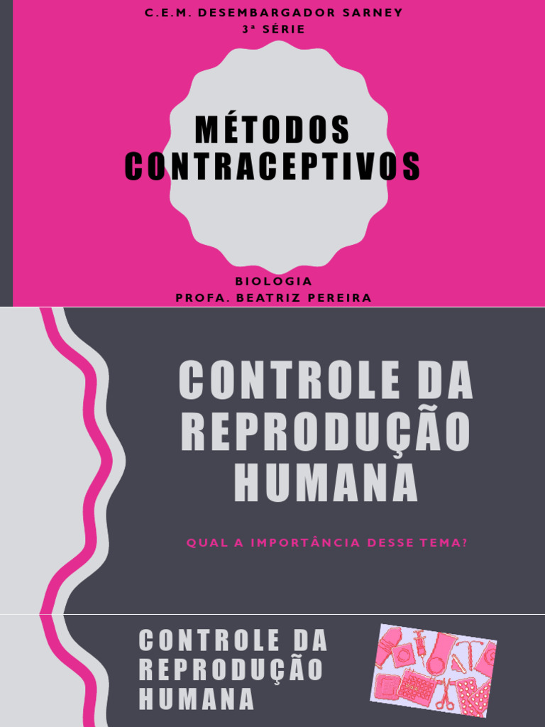 Bio - Mét Contracep | PDF | Anticoncepcionais | Especialidades médicas