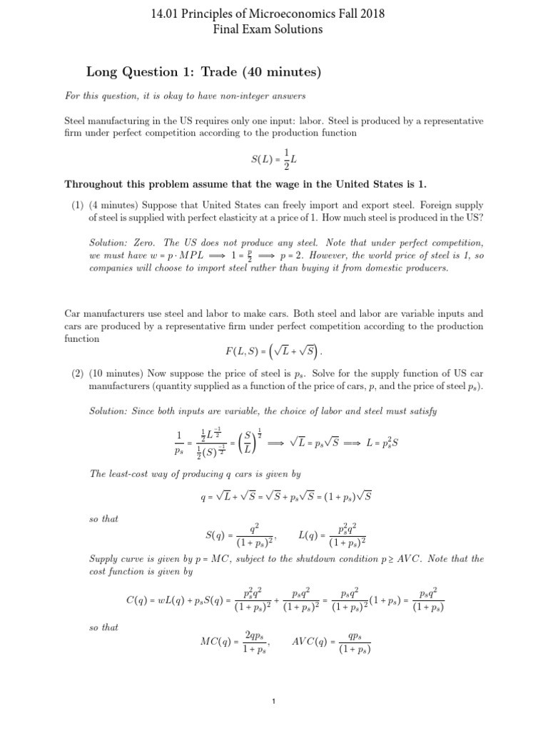 MIT4 01F18 Final Sol | PDF
