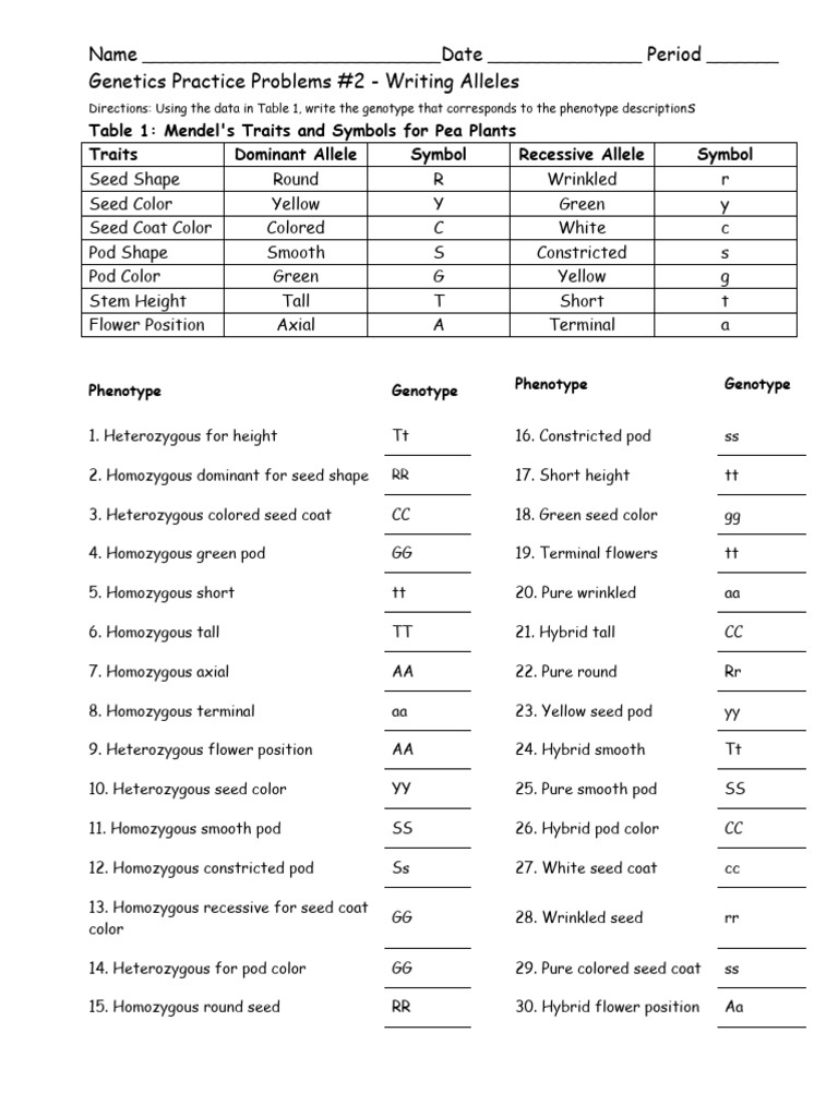 Genetics Part 2 | PDF | Dominance (Genetics) | Zygosity