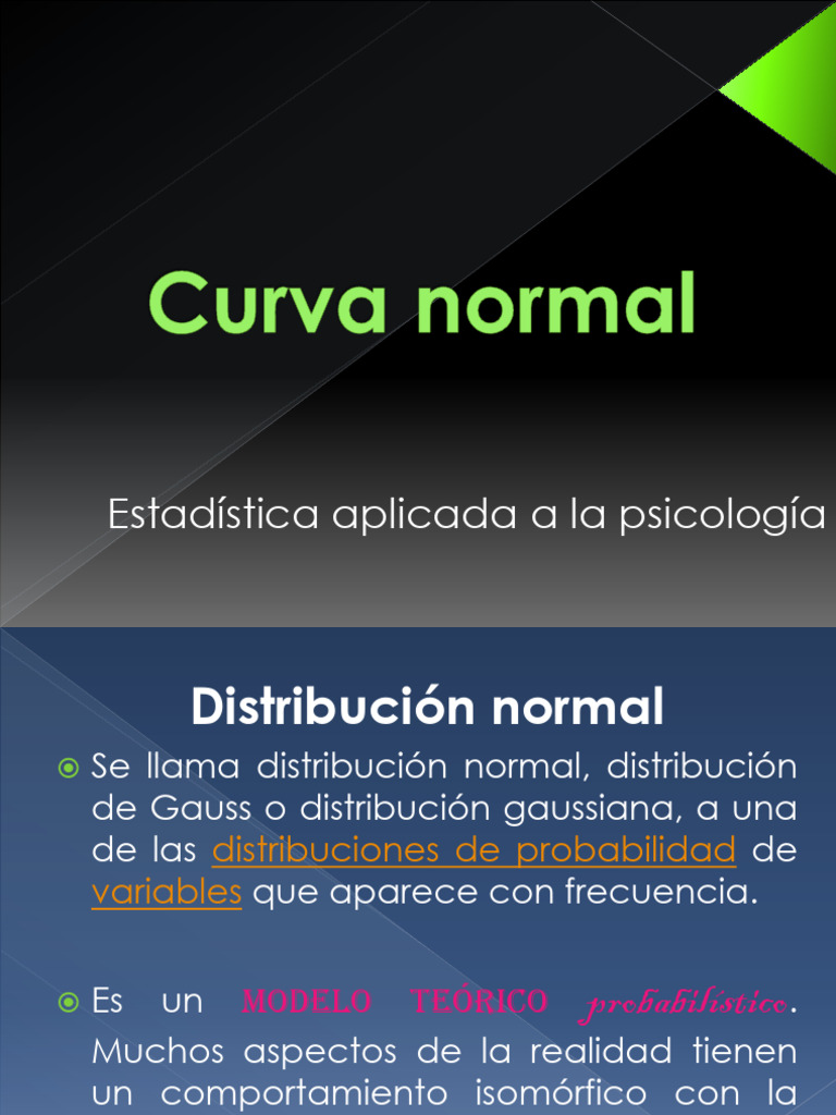 Curva Normal Estadistica | PDF | Distribución normal | Probabilidad