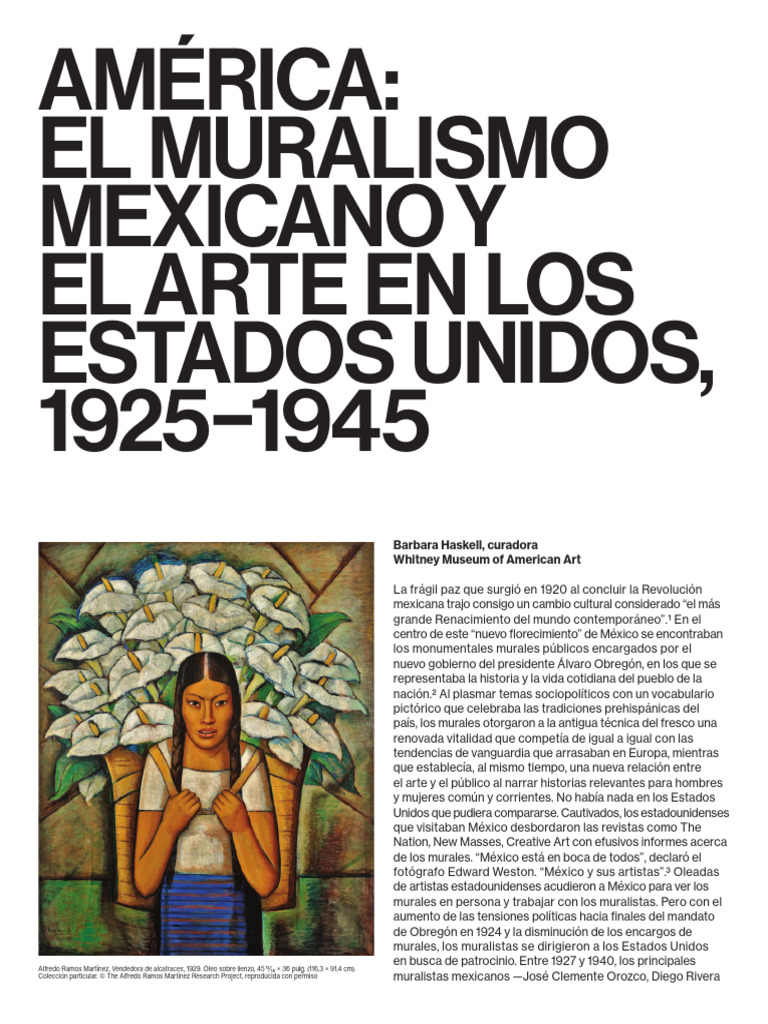 América El Muralismo Mexicano | PDF | Arte | Historia