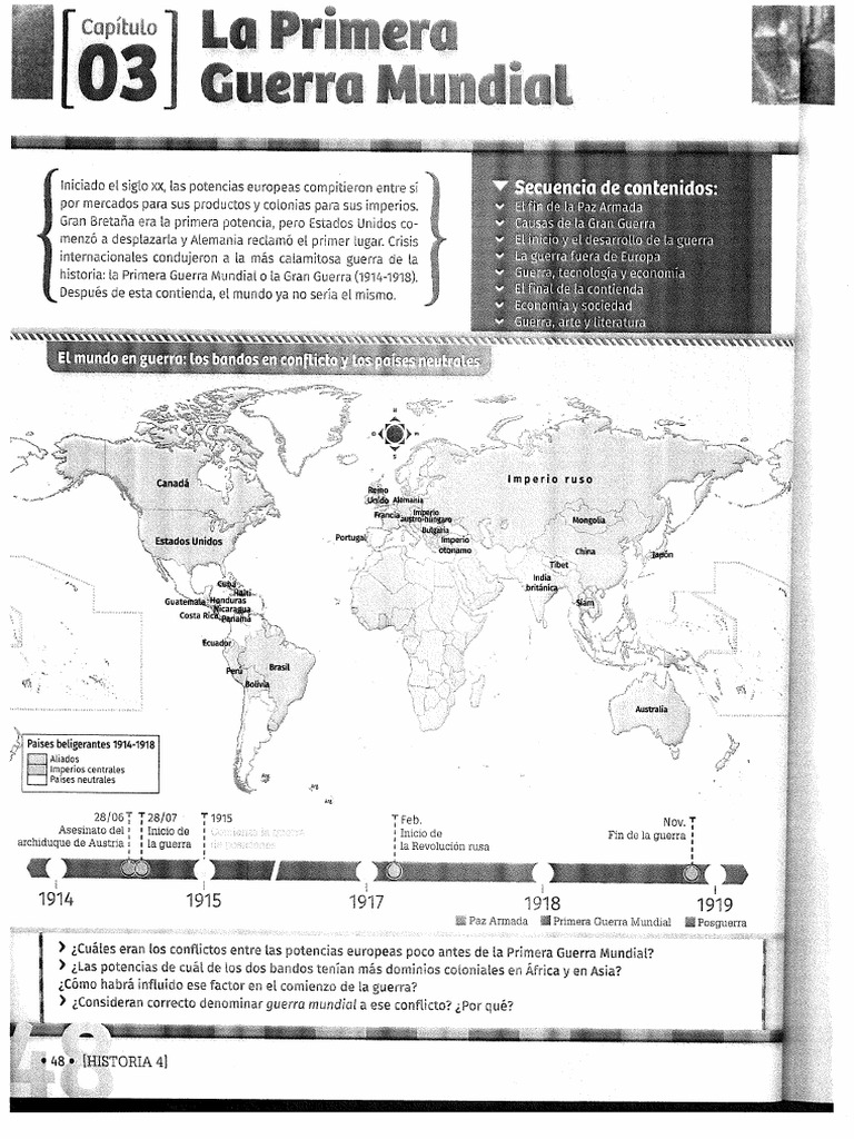 La Primera Guerra Mundial | PDF