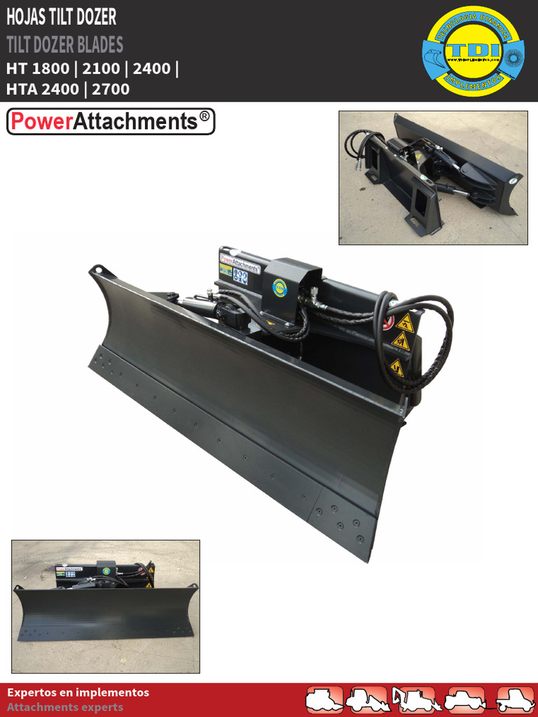 Tilt Dozer Blade PowerAttachments | PDF