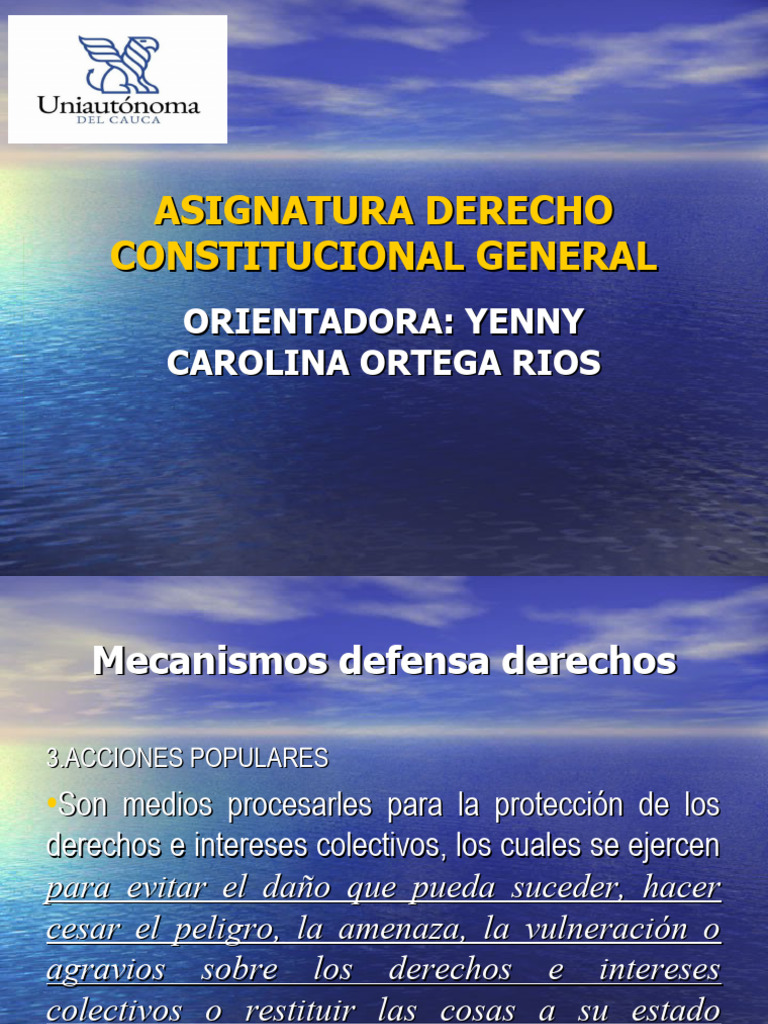 Derecho Constitucional General Sesion 11 Marzo de 2023 | PDF | Responsabilidad | Gobierno