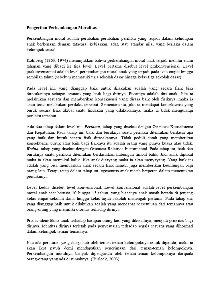 Pengertian Dan Aspek Moralitas | PDF Pengertian Dan Aspek Moralitas | PDF
