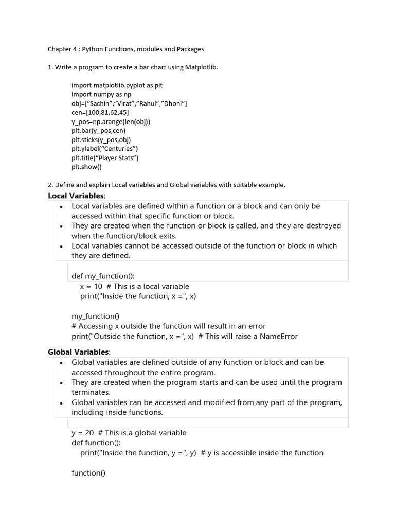 Chapter 4 5 6 Unit Test 2 Notes | PDF | Parameter (Computer Programming ...