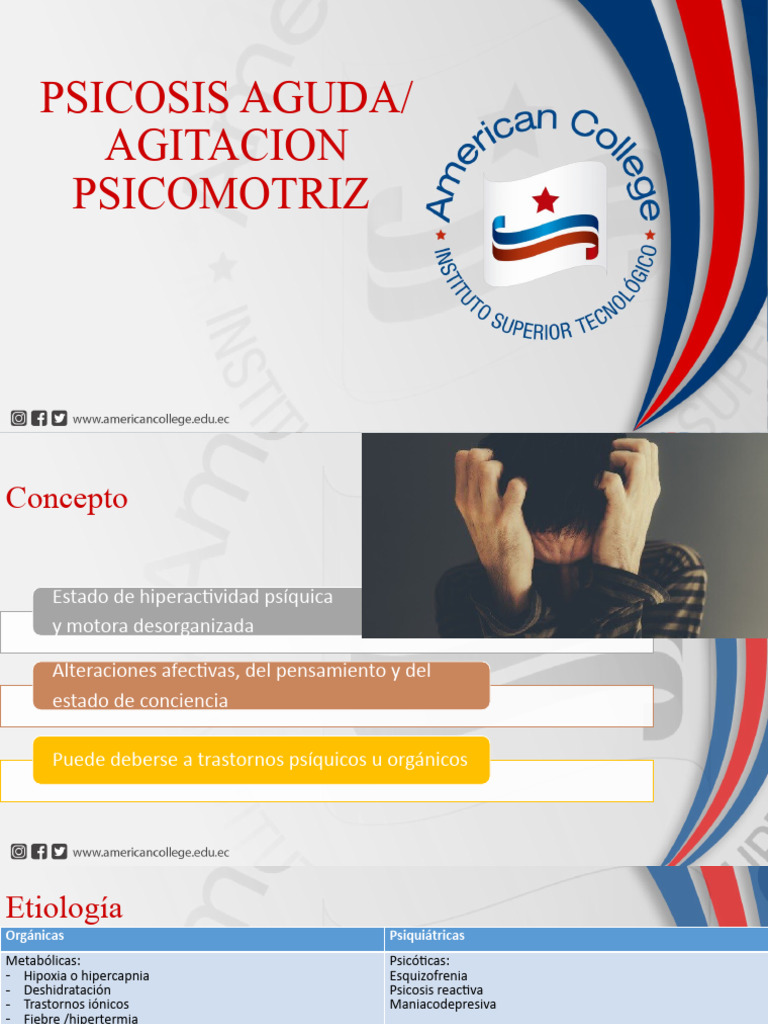 Psicosis Aguda: Diagnóstico y Tratamiento | PDF | Psicosis | Antipsicótico