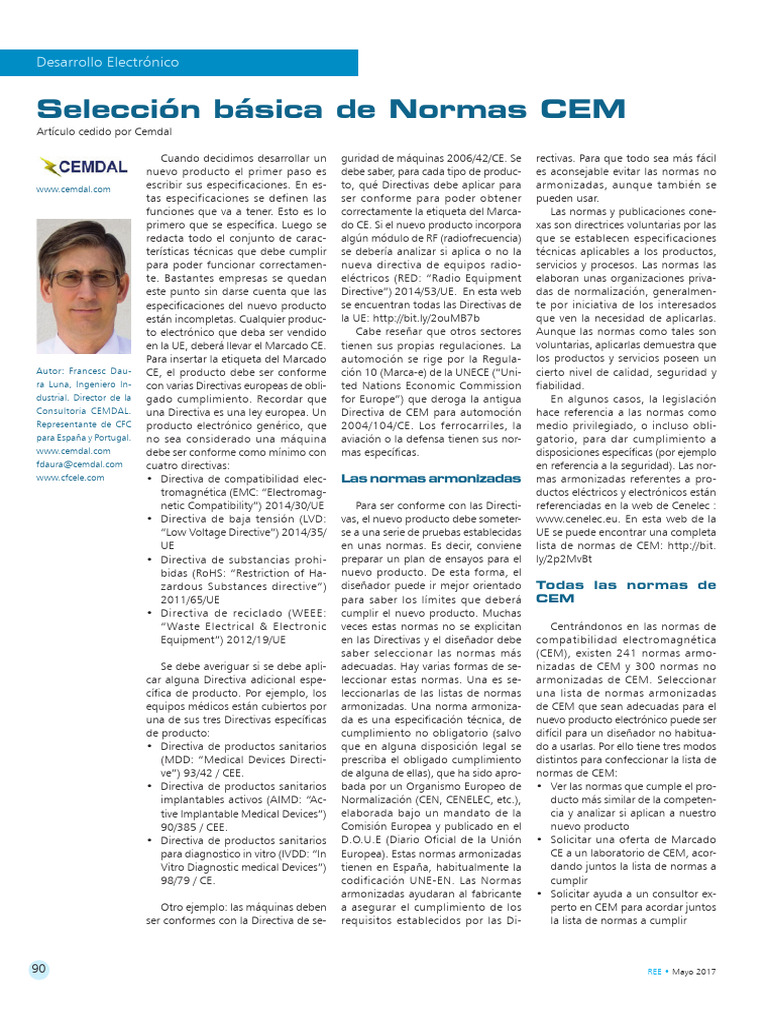 Seleccion Basica de Normas CEM | PDF | Corriente eléctrica | Hertz