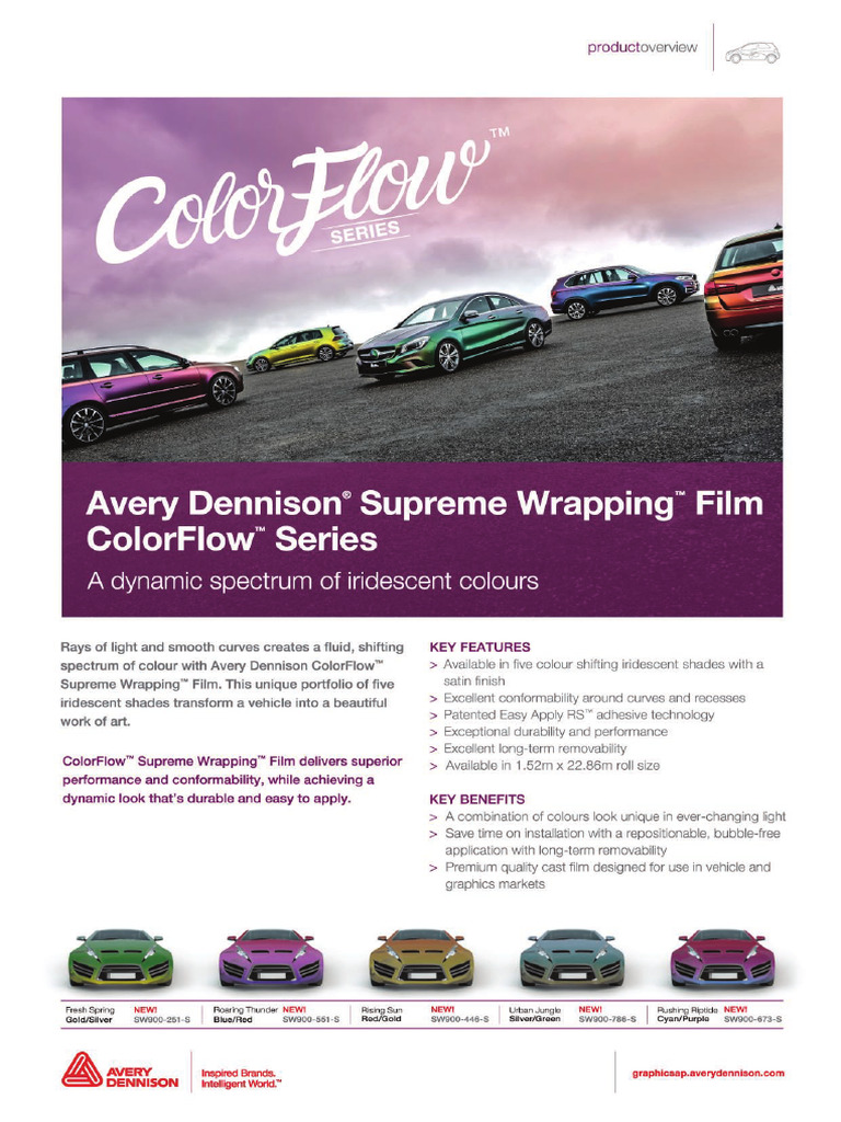 AD SWF ColorFlow Product Overview | PDF