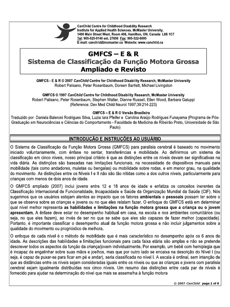 GMFCS | PDF