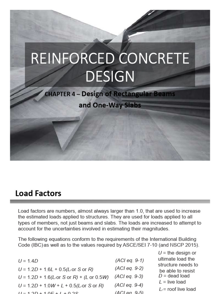 RCD Chapter 4.PDF | PDF | Beam (Structure) | Bending