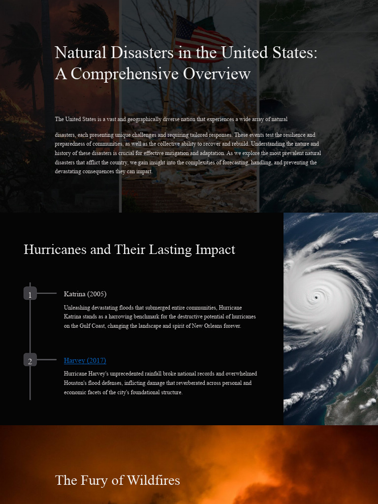 Natural Disasters in The United States A Comprehensive Overview | PDF ...