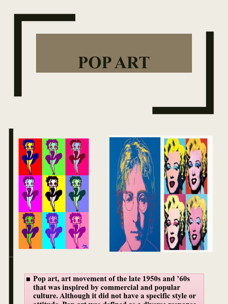 Pop Art | PDF | Composition (Visual Arts) | The Arts