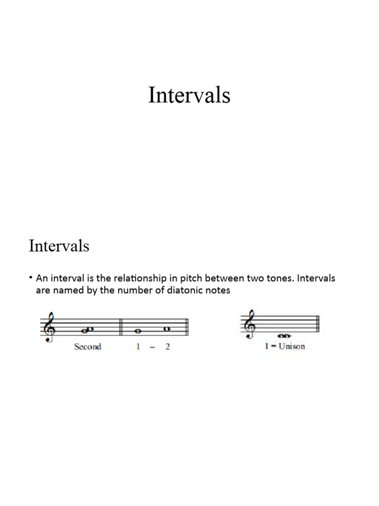 Understanding Musical Intervals and Types | PDF | Language Arts ...