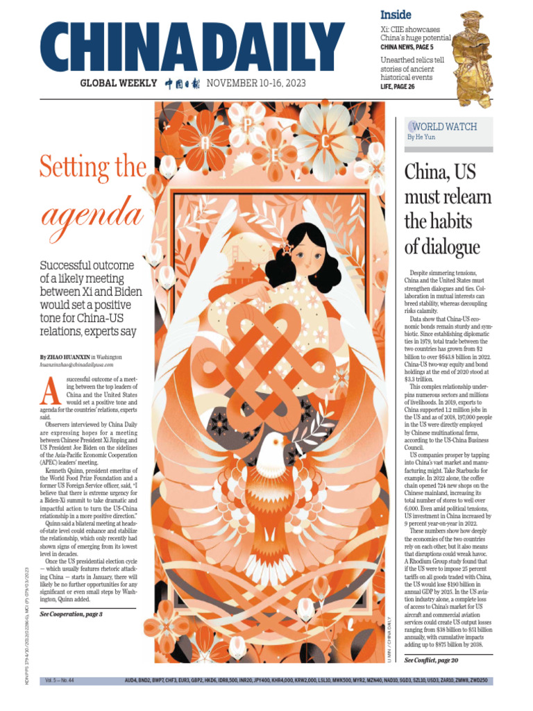 China Daily Asia Weekly Edition - November 10 2023 | PDF | China–United ...