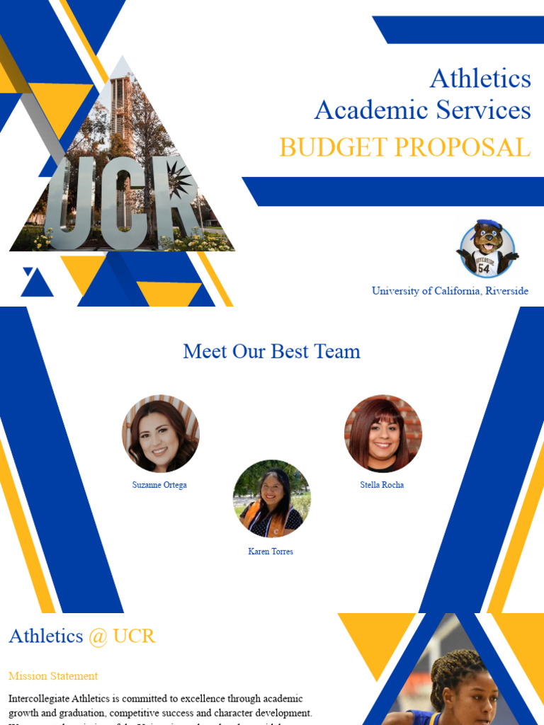 Hed 550 Budget Proposal and Presentation | PDF | National Collegiate ...
