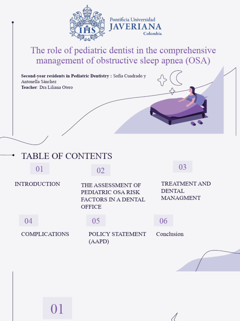 Pediatric Dentist and Aos | PDF | Sleep Apnea | Dentistry