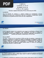 Lei 8213 Atualizada 2025 Resumo | PDF