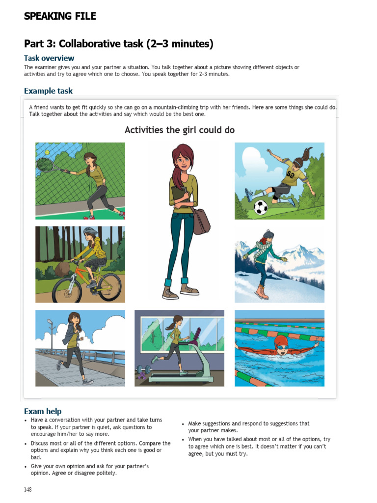 Gold Exp B1 Speaking Part 3 | PDF