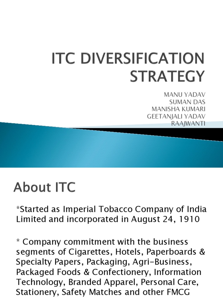 Itc Diversification Strategy | PDF