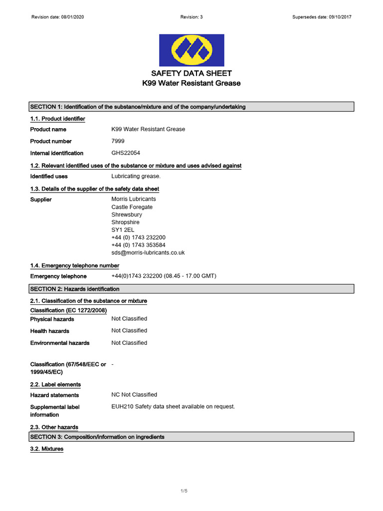 CoSHH Assessments | PDF | Toxicity | Safety