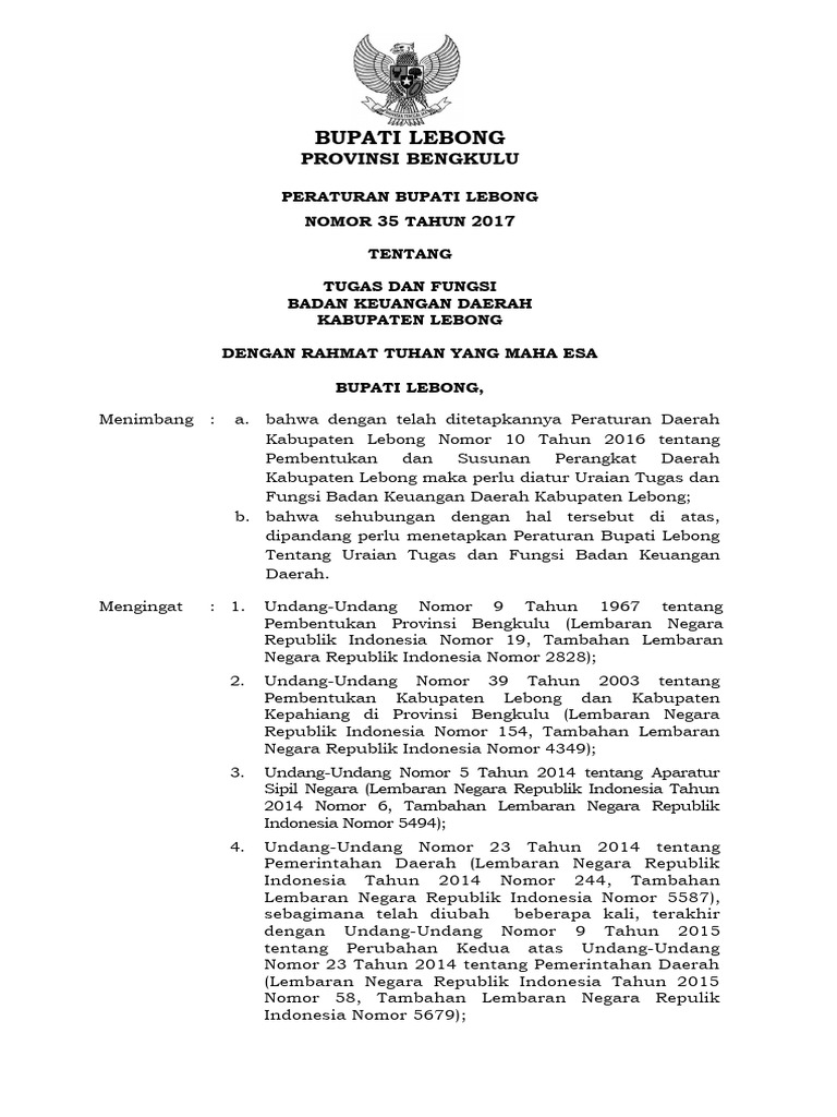 Tusi BKD Ok 20161219 | PDF | Pengelolaan Keuangan & Uang